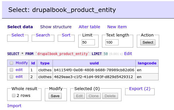 9.11. Drupal Entity API. Create custom Entity type. Generate Entity ...
